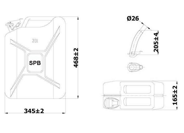Four Bees: Israeli Defense Force (IDF) 20 liter Fuel Can, Sandrik 20 l ...