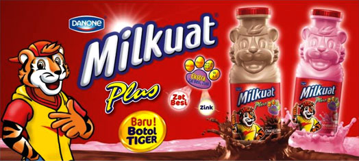 Milkuat Botol Tiger, Enak Rasanya, Banyak Gizinya, Unik Botolnya ...