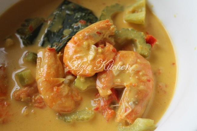 Masak Lemak Udang dengan Timun Tua Yang Sangat Sedap - Azie Kitchen