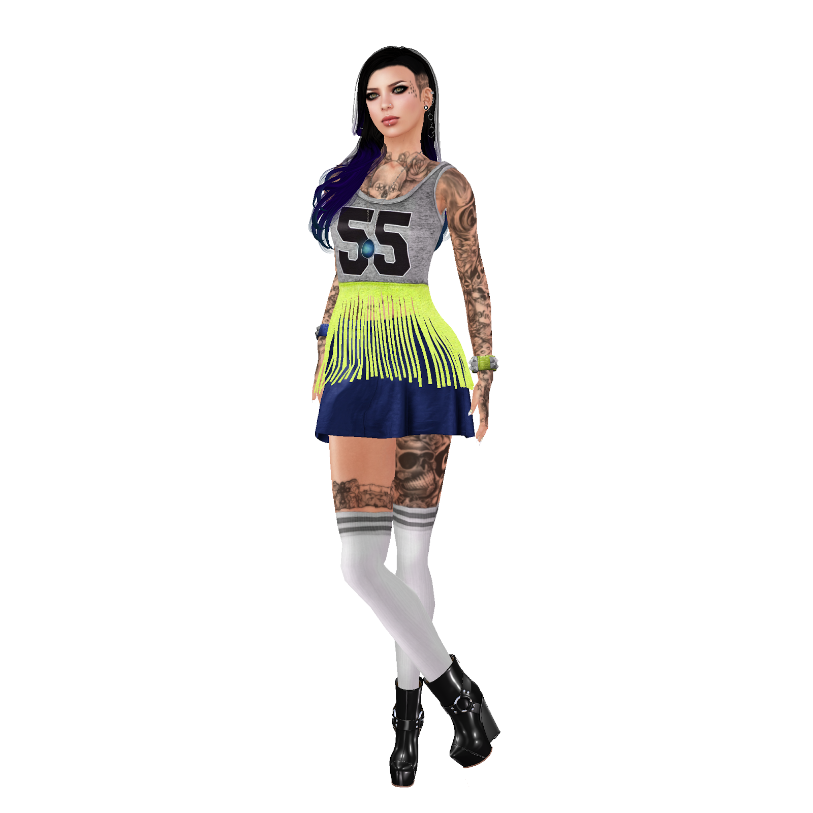 Second Life Fashion Addict: Punk Rock Prom Queen