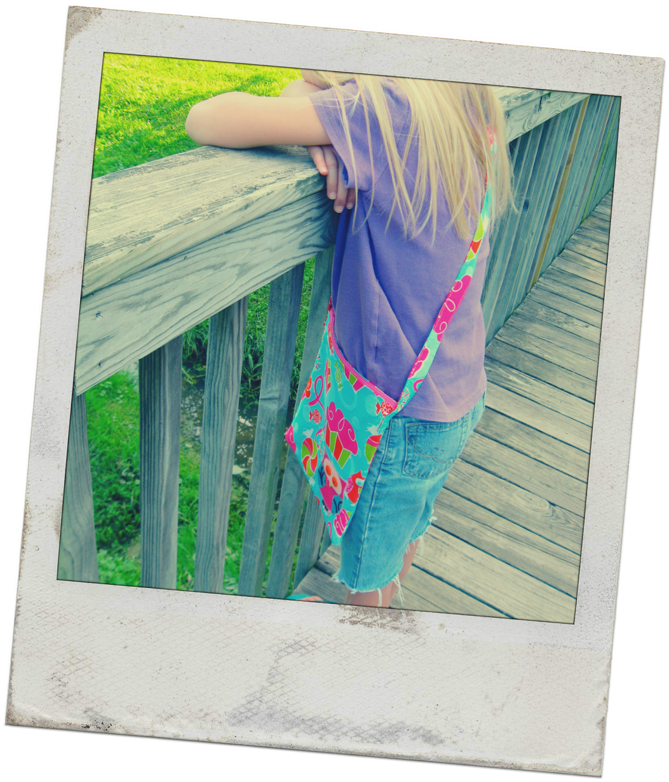 Appliqued Crossover Bag for Kids — Gina's Craft Corner