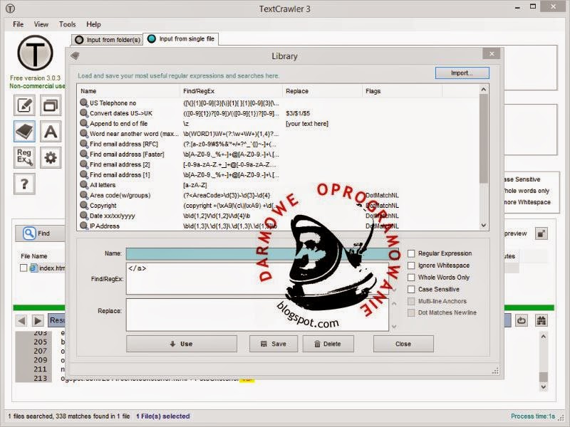 Darmowe Oprogramowanie: TextCrawler