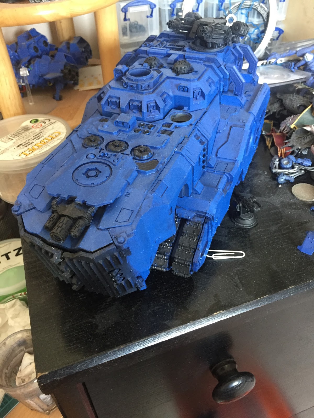WeeMen: WIP - Ultramarine Mastodon - Heavy Assault Transport