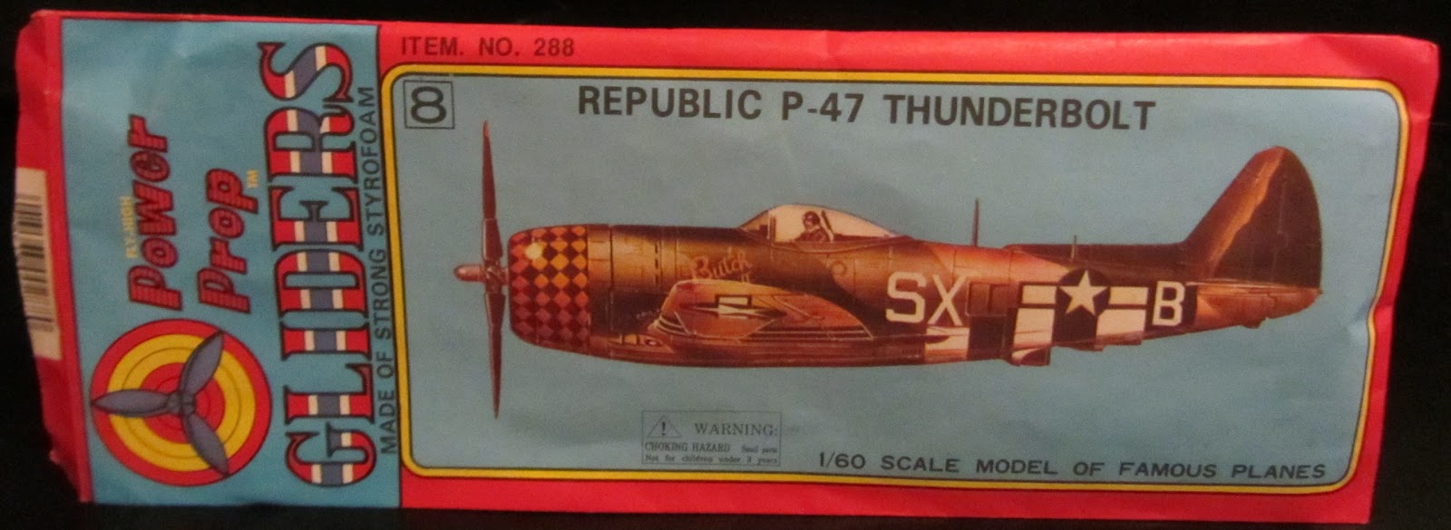 The Styrofoam Glider Squadron: Power Prop Gliders - #8 Republic P-47 ...