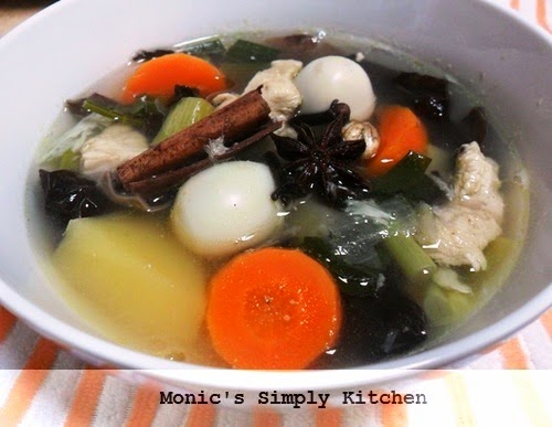 Diet Rendah Garam #9 Sup Ayam - Monic's Simply Kitchen