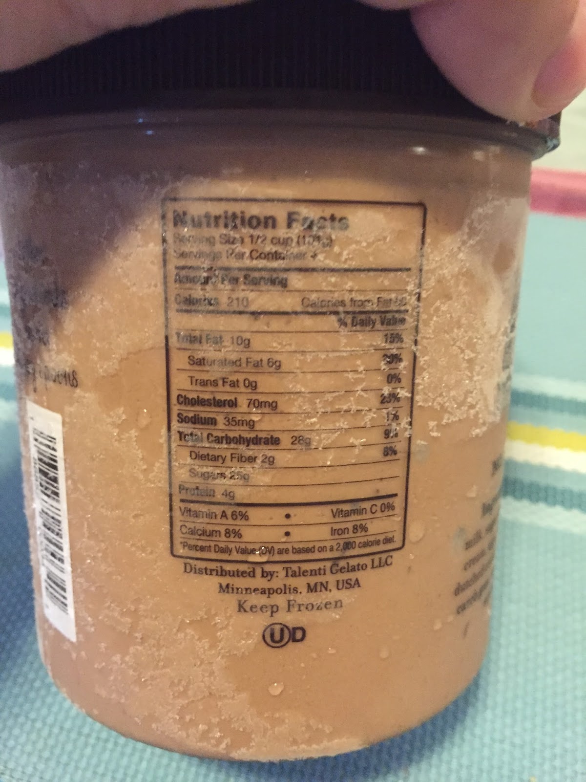 Talenti Double Dark Chocolate Gelato