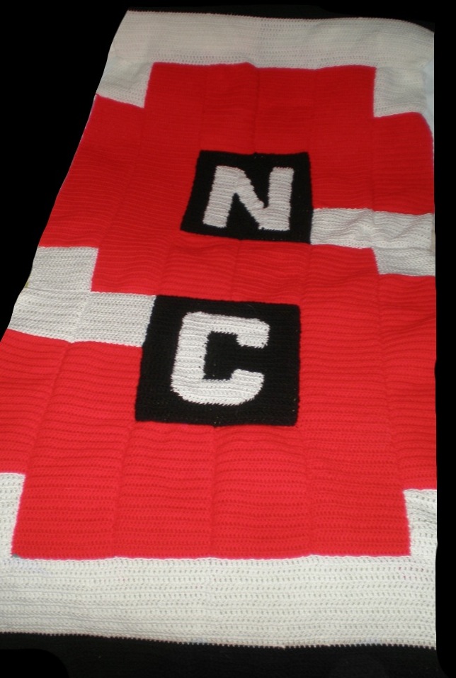 Amy's Crochet: NC State School Blanket