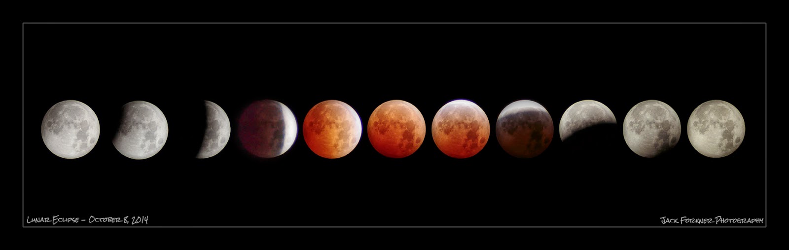 Copper Gazette: 10-8-14 Full lunar eclipse by Jack Forkner