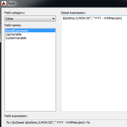 The Lazy Drafter: Date Field that Updates