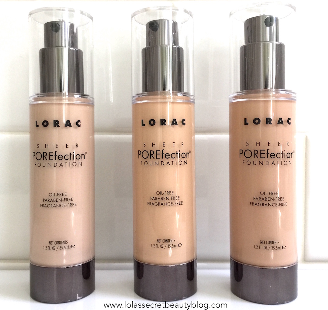 lola's secret beauty blog: LORAC Sheer POREfection Foundation | Review ...