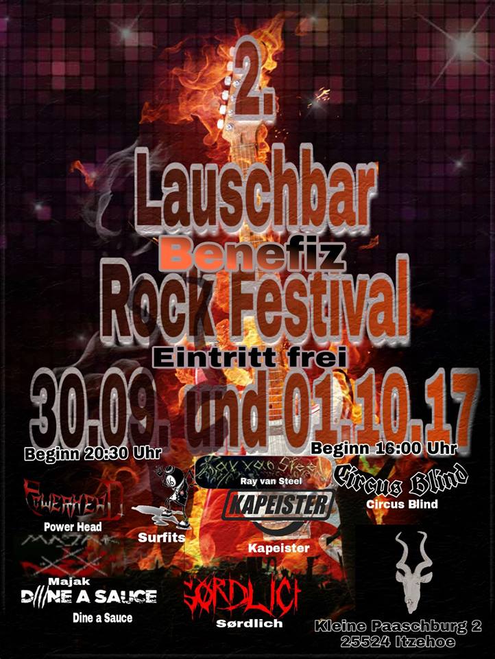 Audiovisual Ohlsen Overkill: 2. LAUSCHBAR Benefiz Rock Festival • 30 ...