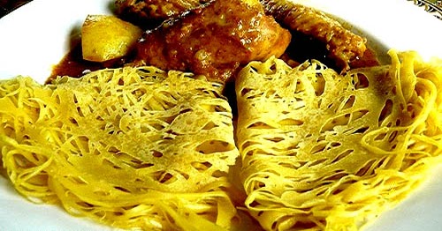 Resep Roti Jala Khas Melayu Riau Kuah Kari Ayam - Budaya Melayu Riau