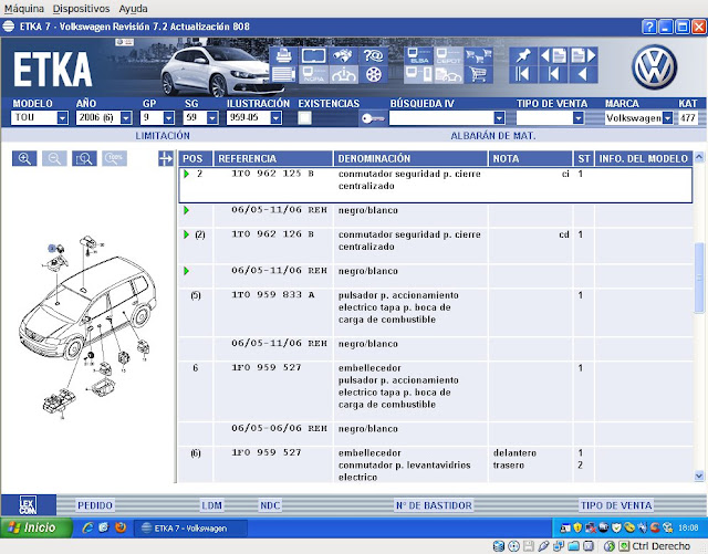 Passoft Touran: Diagnostico averias del VAG con ETKA