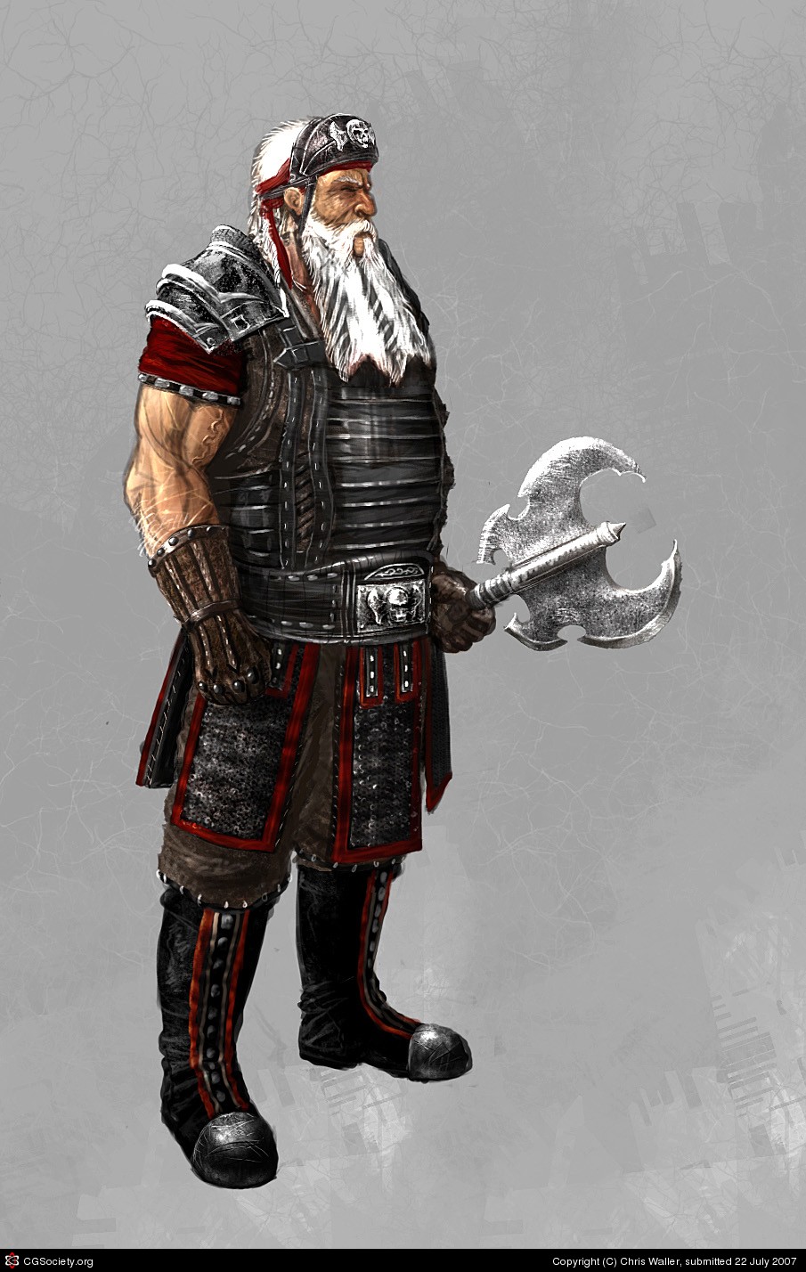 Warriors in art: David Gemmell's "Druss - The Legend" by Chris Waller