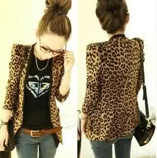 Dames Clothing.: Leopard skin blazer N8000