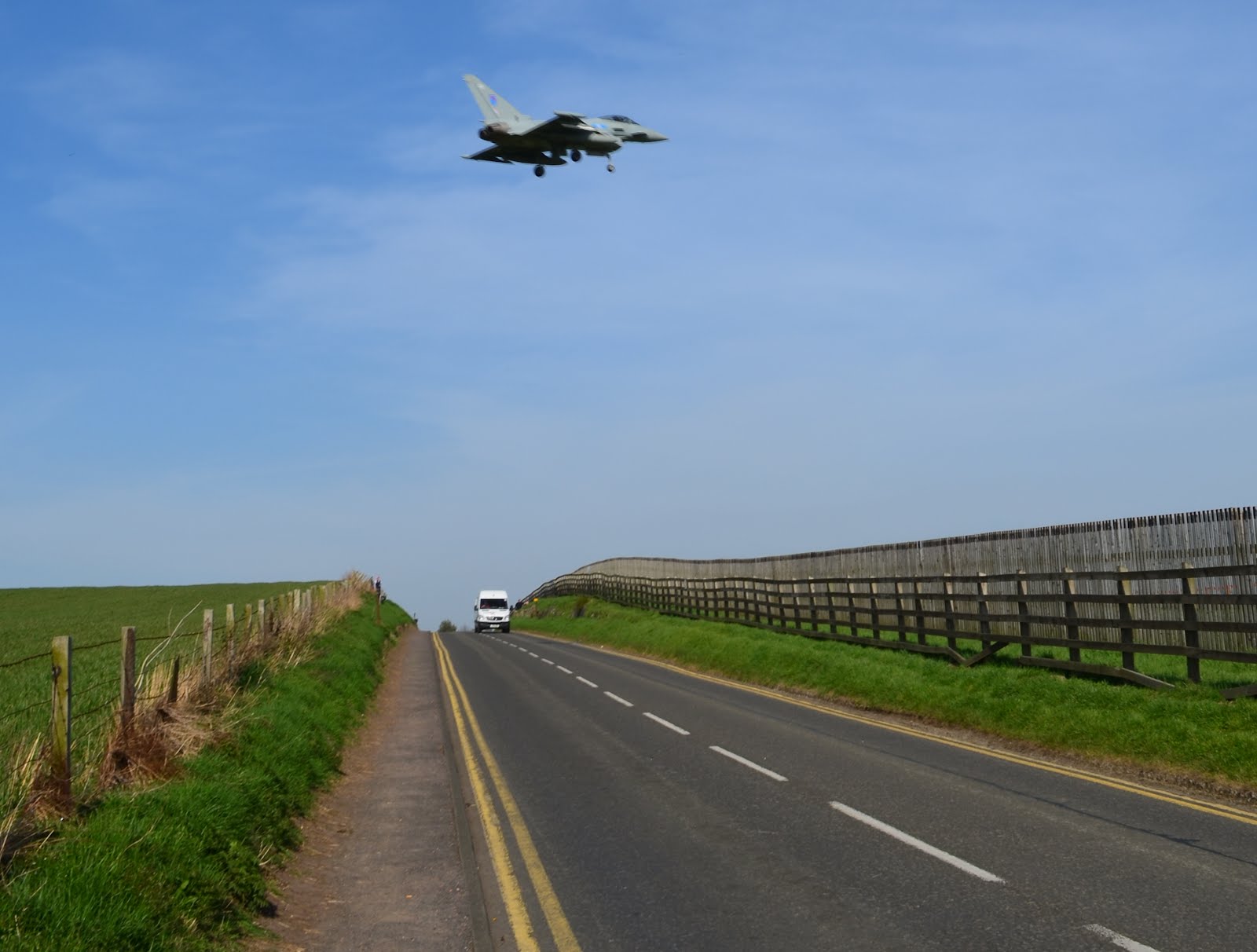 Tour Scotland: Tour Scotland Photograph Typhoon Jet Landing At Leuchars ...