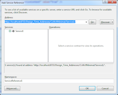 Programmer's Ranch: C# WCF: A Minimal Client and Server Using Visual Studio 2012