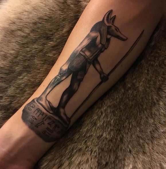 110+ Egyptian Anubis Tattoos For Men (2020) Tribal Designs | Tattoo ...