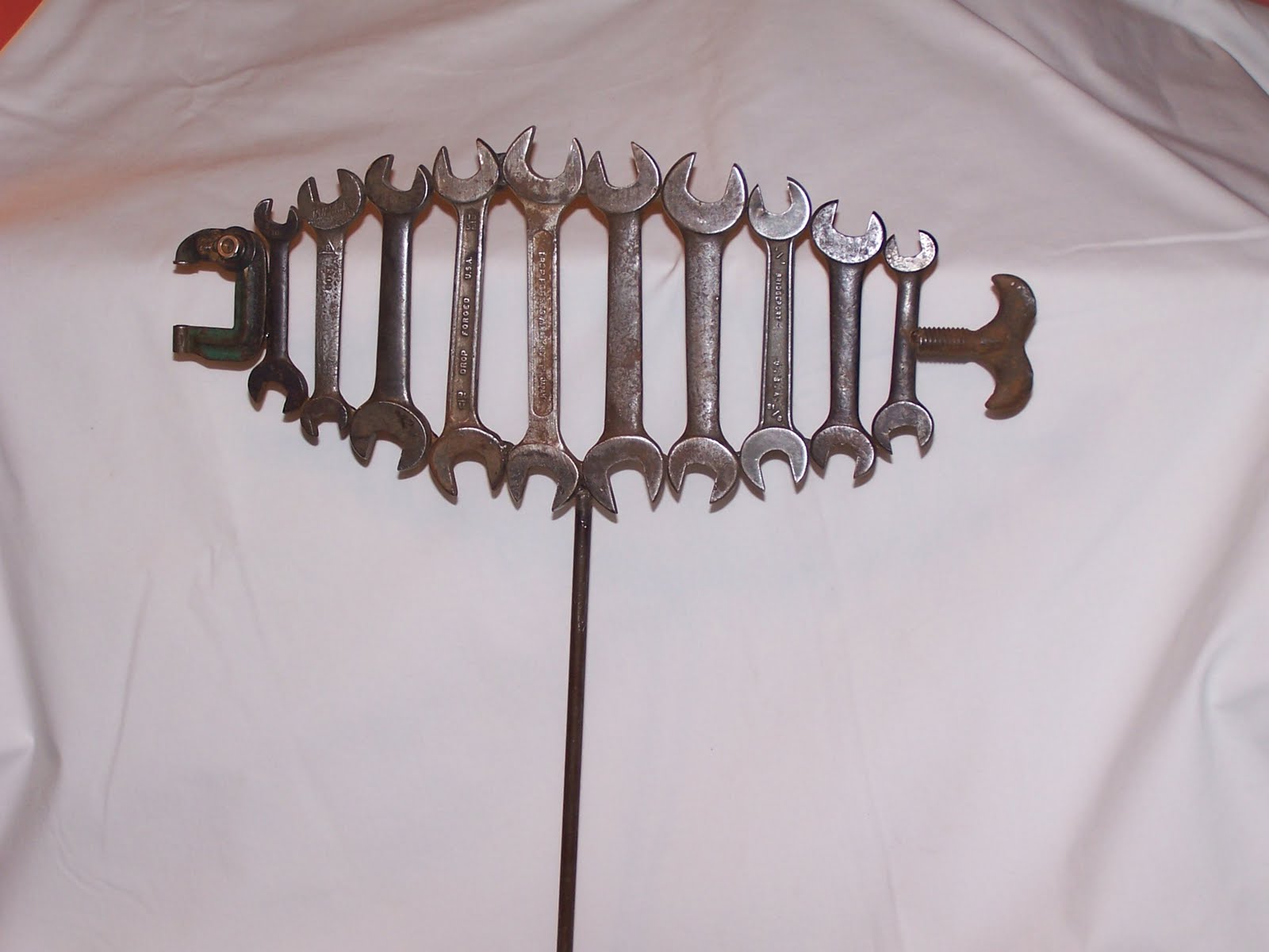 My Mother's Daughter: scrap metal art