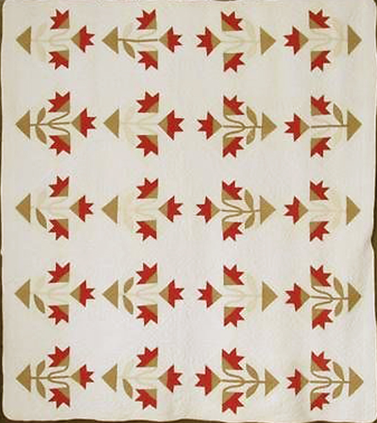 Cloud of Quilt Patterns: Carolina Lily: BlockBase # 765