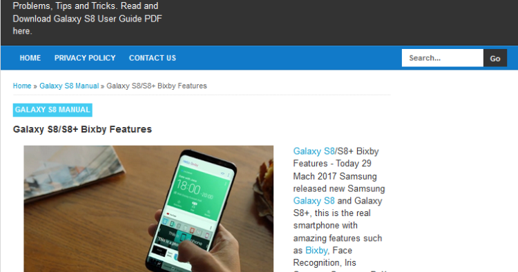 Samsung Bixby Manual and Tutorials | galaxy s8 user manual pdf