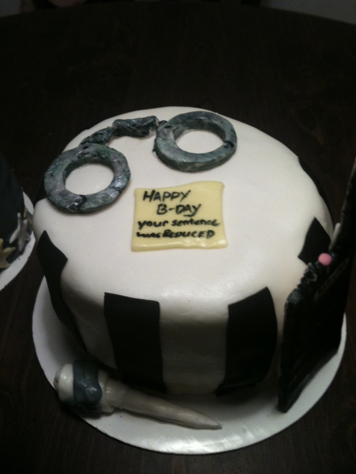 Lxathena Creations: Correctional Officer's Cake