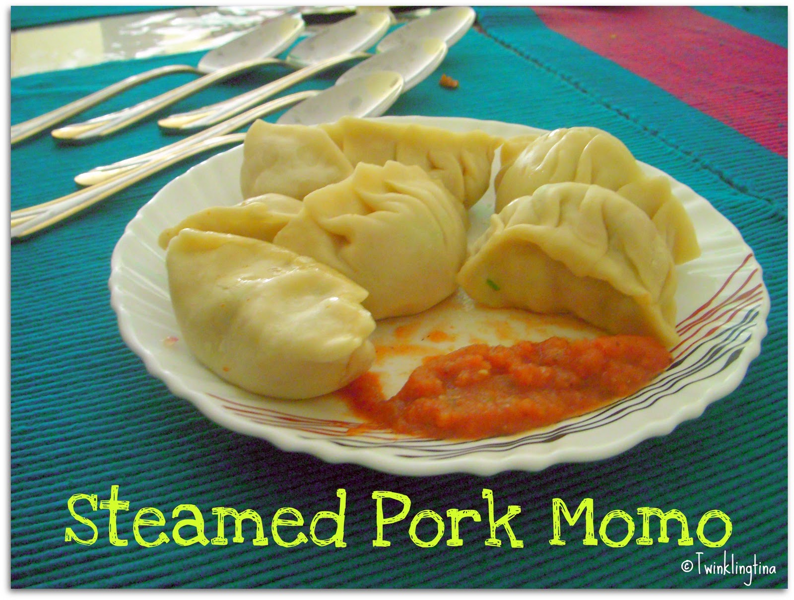 Quick Steamed Pork Momo (Dumpling) - Twinkling Tina Cooks