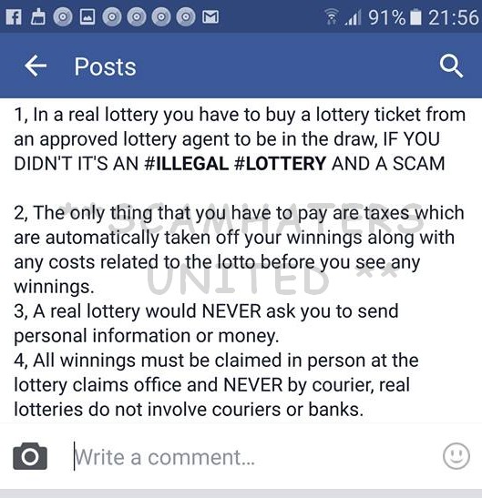 ScamHaters United .. Visit us also on Facebook and Instagram : YOU CAN ...