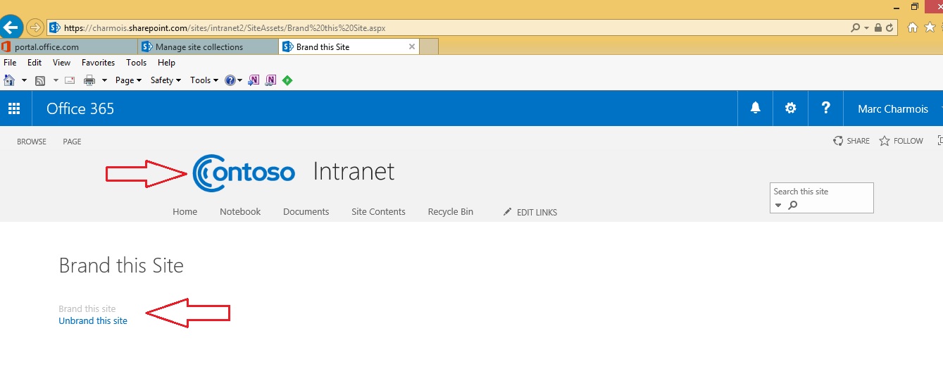 Azure & Co: Branding a SharePoint Online team site using the SharePoint JavaScript Object Model