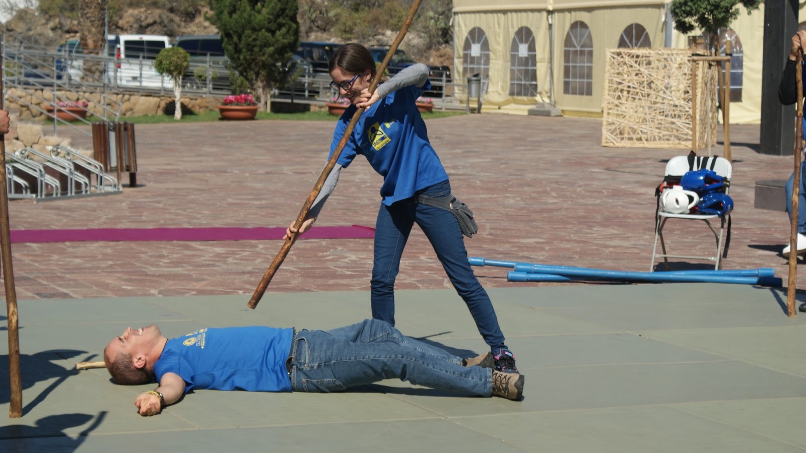 Federacion Lucha del Garrote Canario: LUCHA DEL GARROTE ADAPTADO