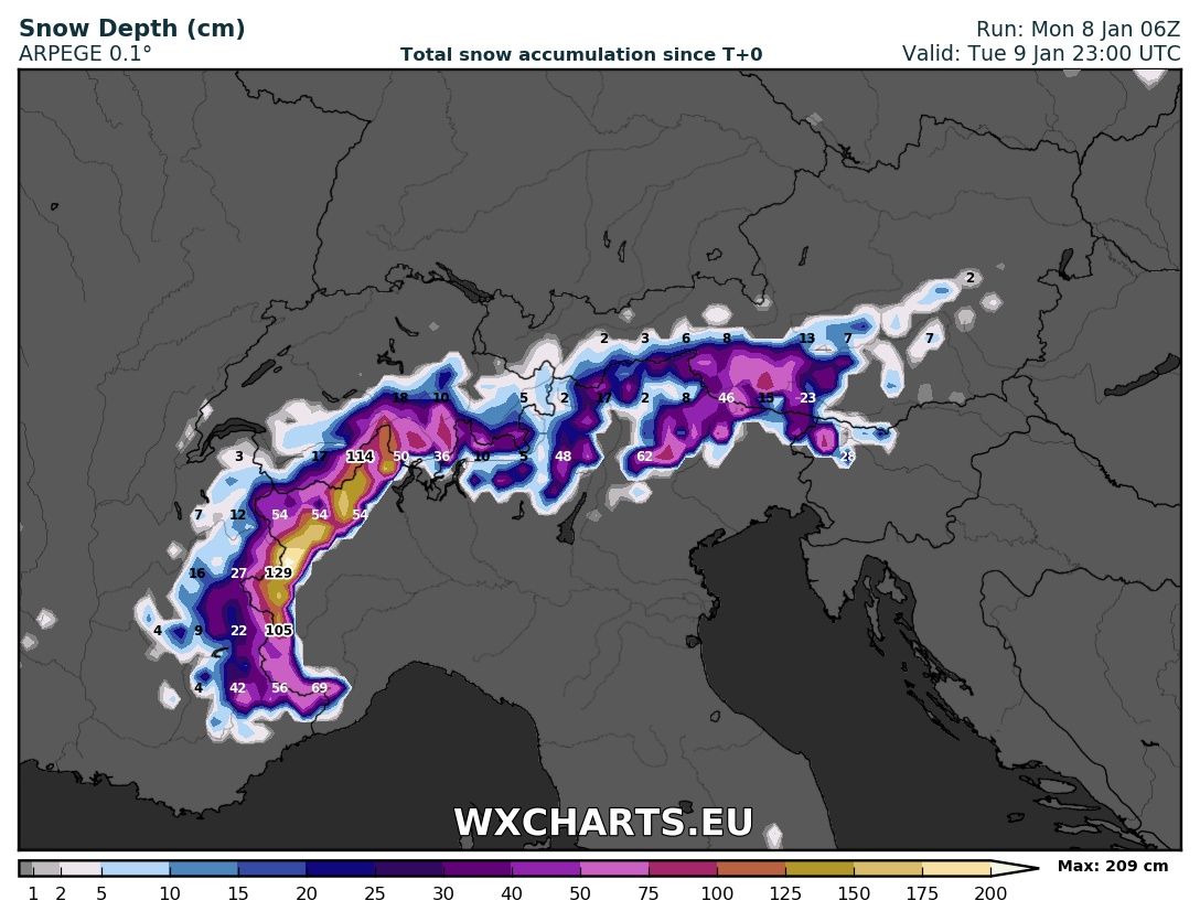 Wasatch Weather Weenies: Big Snows in the Western Alps