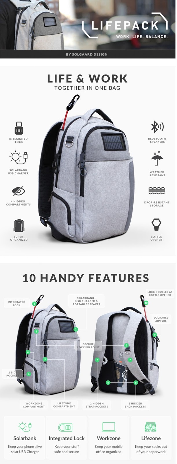 LIFE PACK BAG