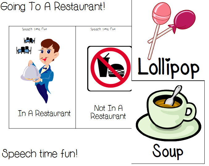 Going To A Restaurant: Language & Pragmatic Activities!! - Speech Time ...