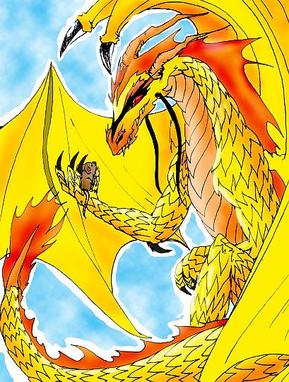 Dragonclips.com: Yellow dragons