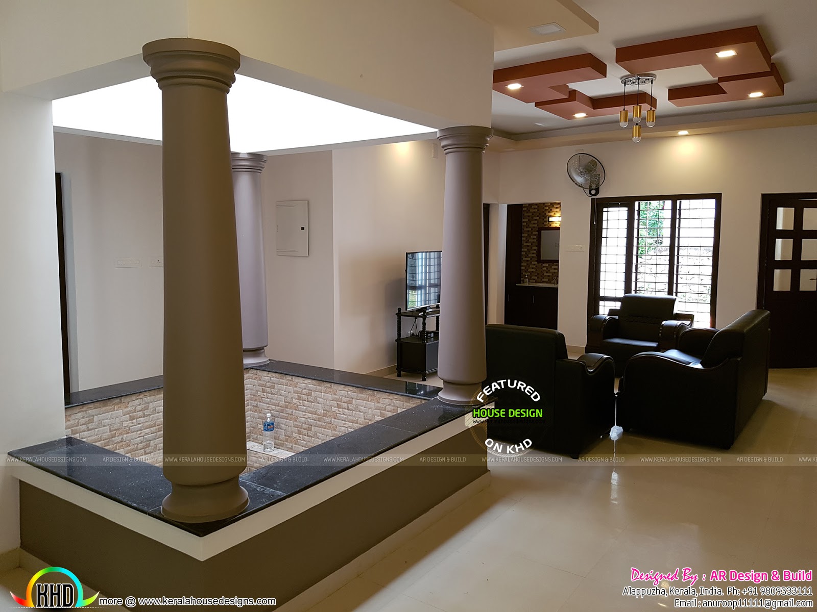 Finished Kerala home design with interior photos - Kerala home design ...