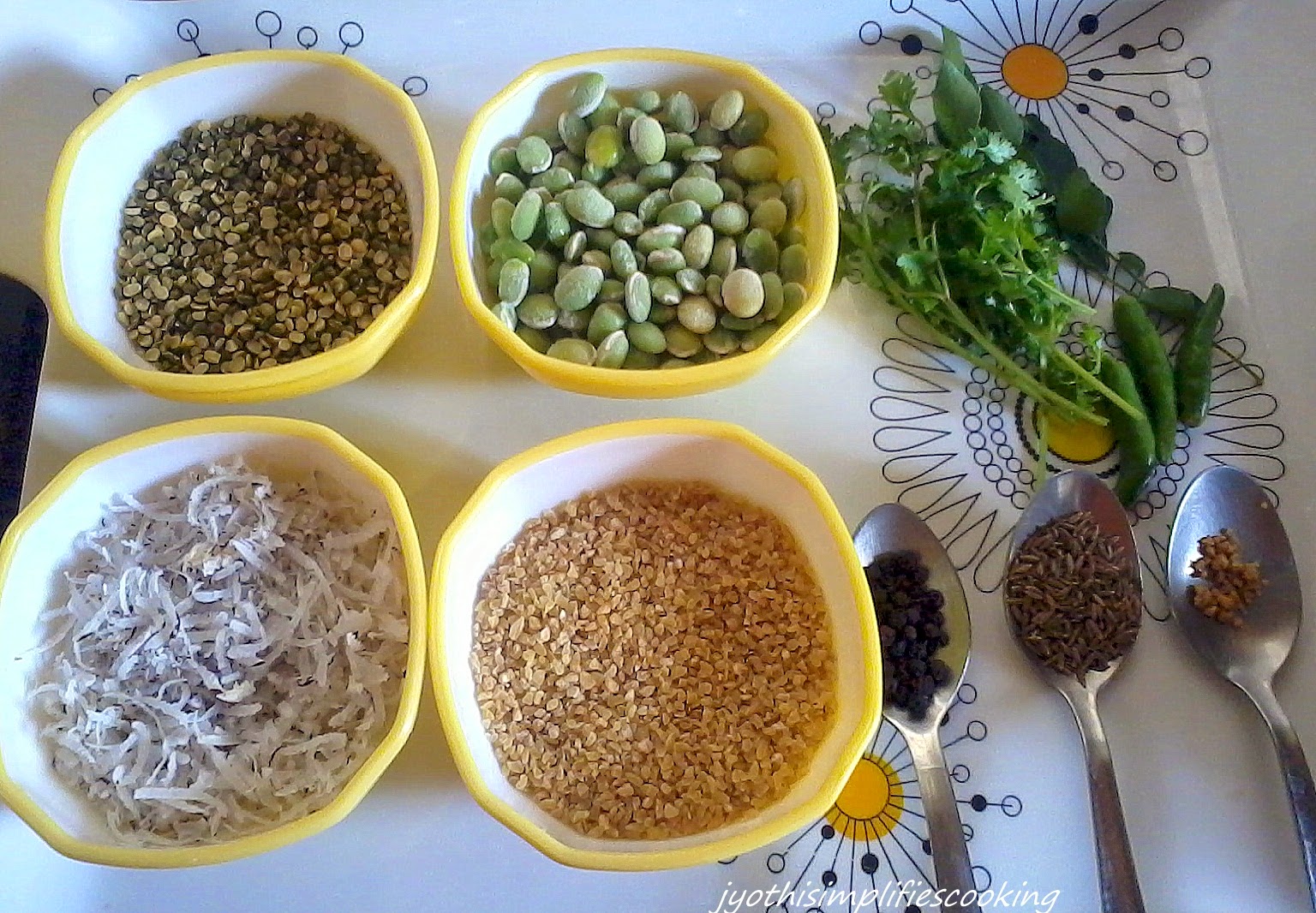 AVARE KAALU GODHI TARI HUGGI/MOCHAKOTTAI PONGAL/SURTI PAPADI DALIA KICHDI