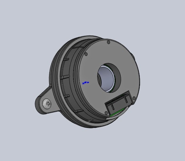 Semi-Autonomous Bio-mechanically Engineered Robot: Encoder Detail