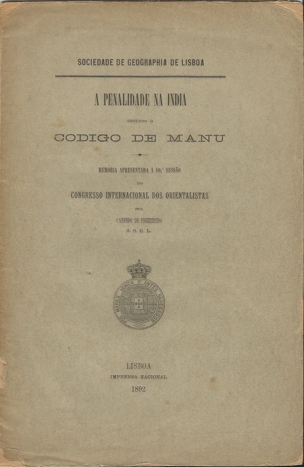 Revisitar Goa: CÓDIGO DE MANU OU LEIS DE MANU
