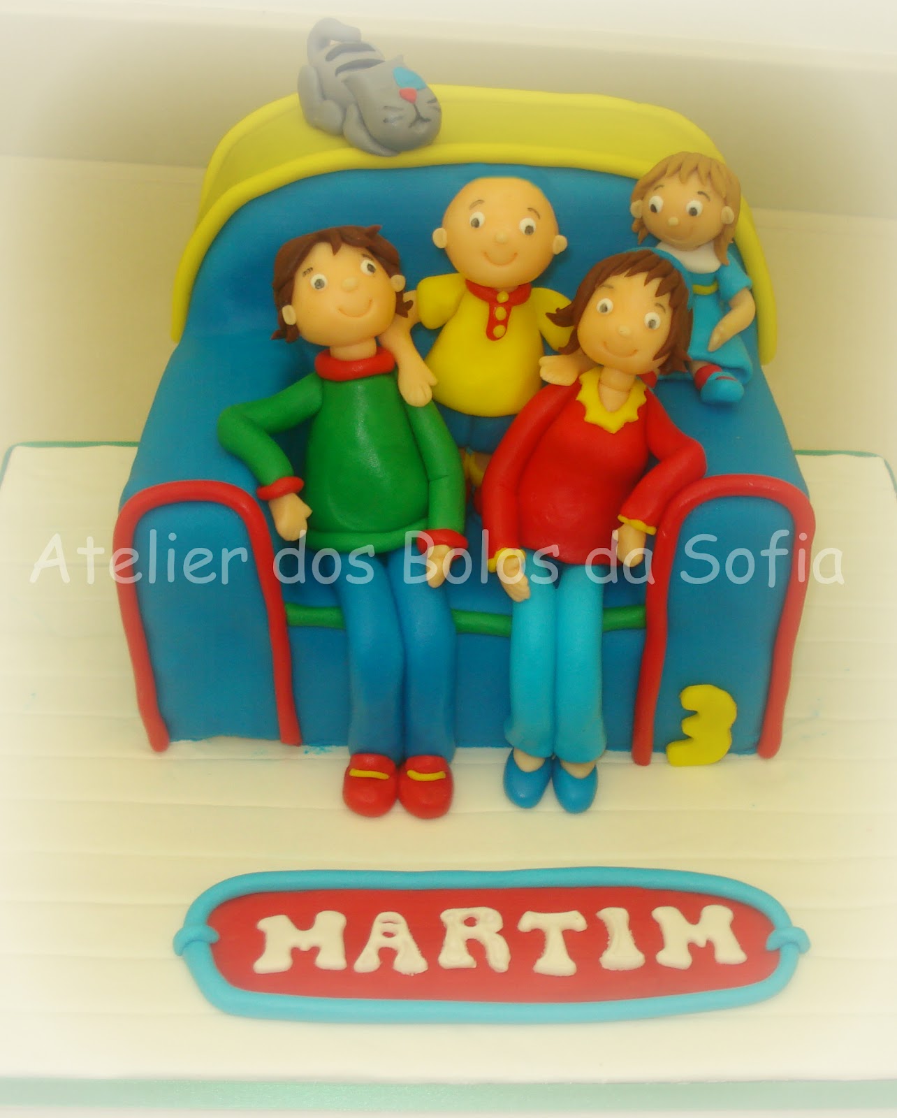 Atelier dos Bolos da Sofia: Bolo Sofá do Ruca