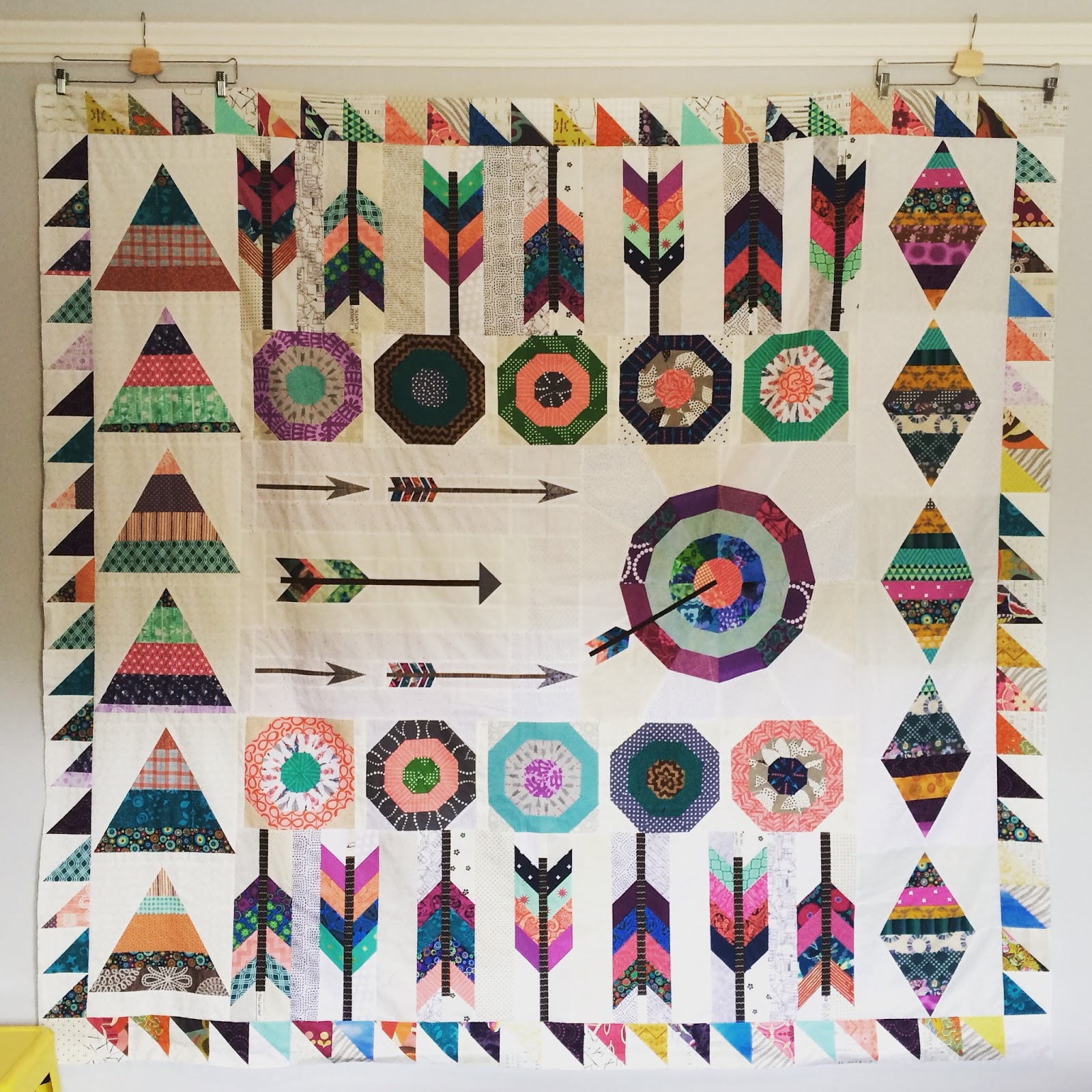 Sew Giving: Possum Magic - Final Border on Riddle and Whimsy's Quilt