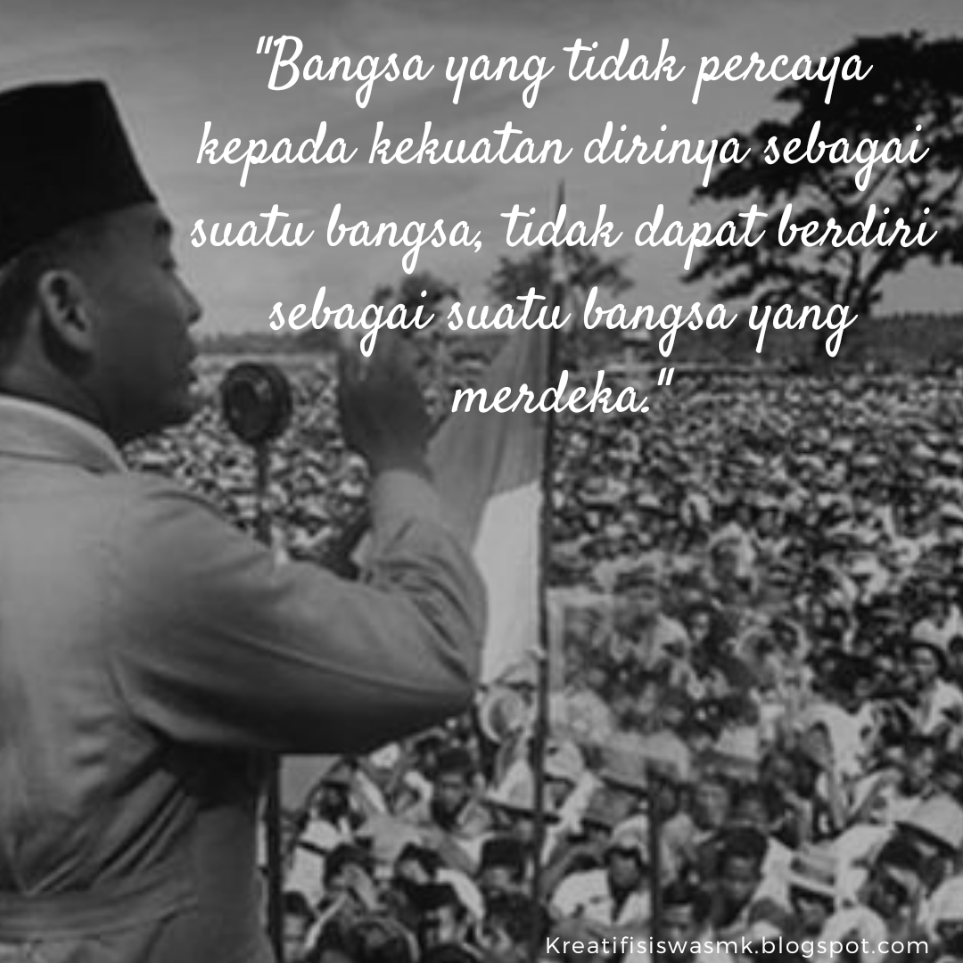 Gambar Pak Soekarno Berpidato - PILAR NEGARA
