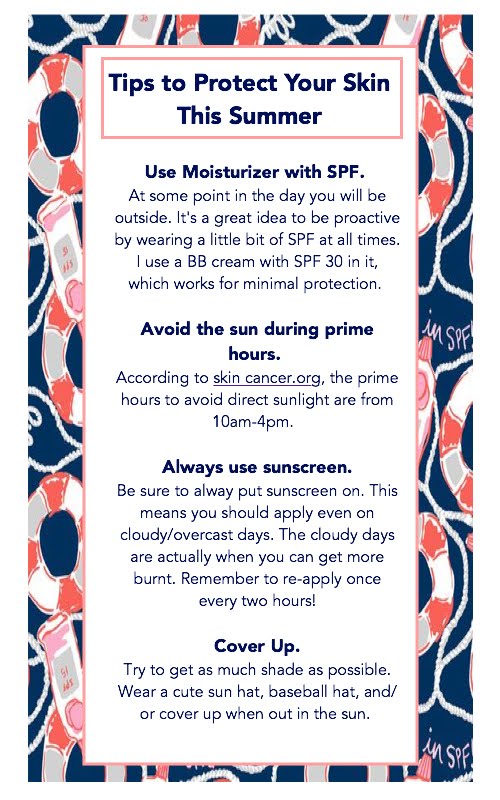 The Shore Life According to M: Summer Essentials to Beat The Sun