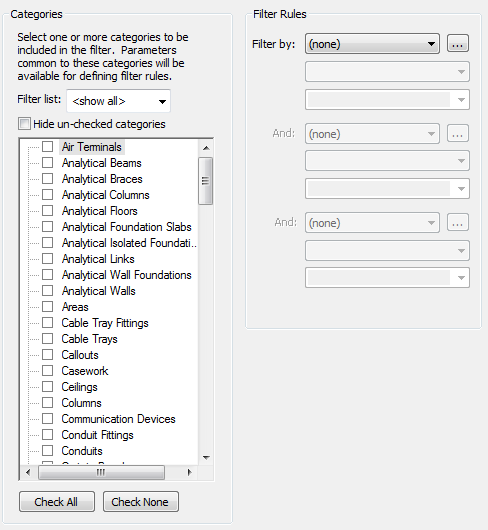 Revit-tips: Bug? Filter by Workset