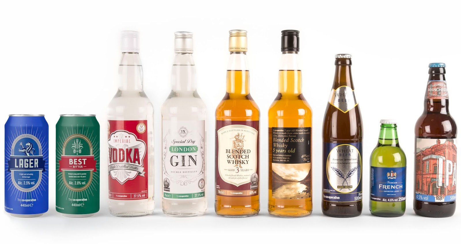 Co-op Beers, Ciders and Spirits on Packaging of the World - Creative ...