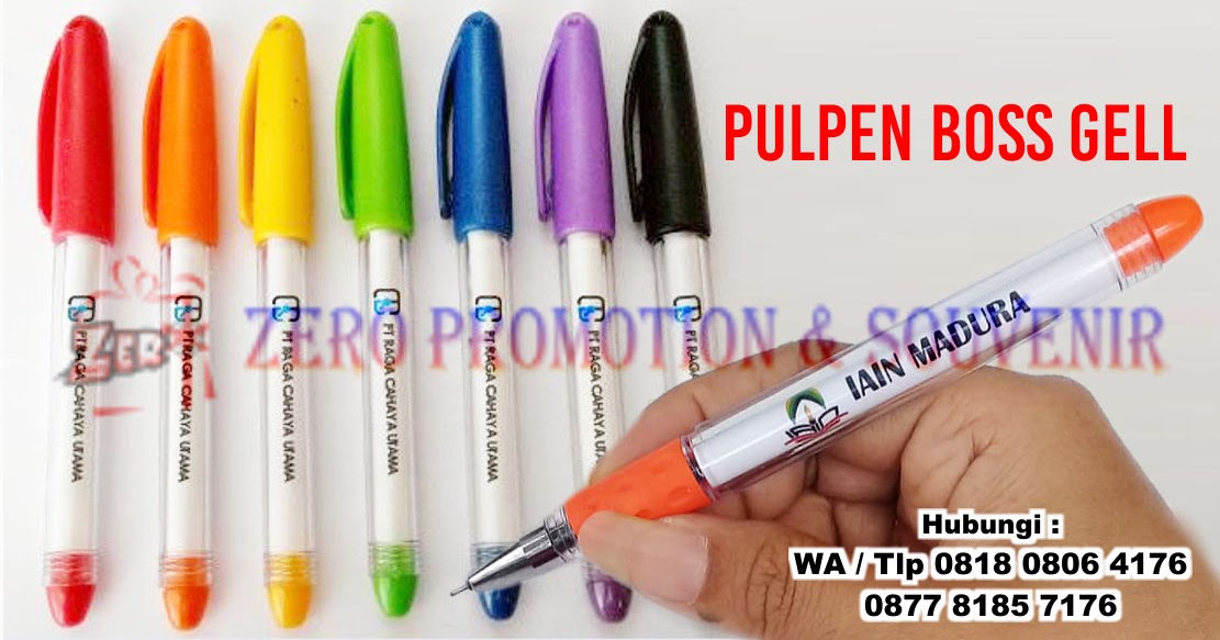Jual Pulpen Boss tinta gel | Barang Promosi, Mug Promosi, Payung ...
