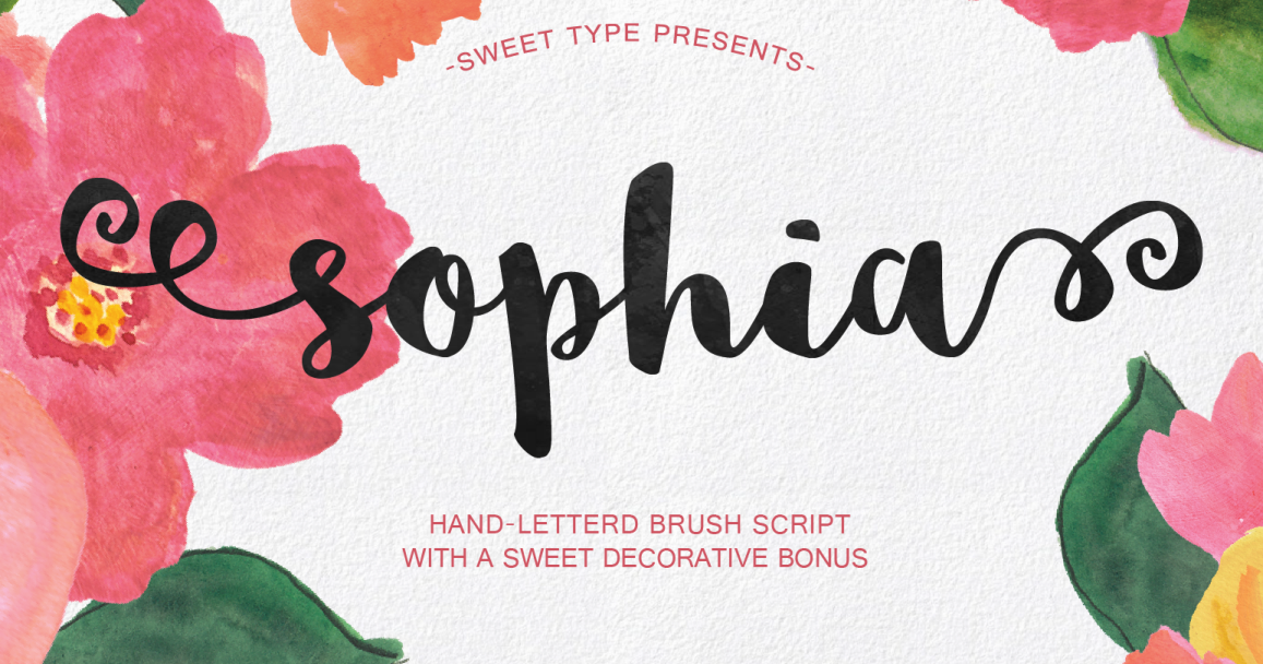 Design Inspiration: Sophia Font | Tiny Moon