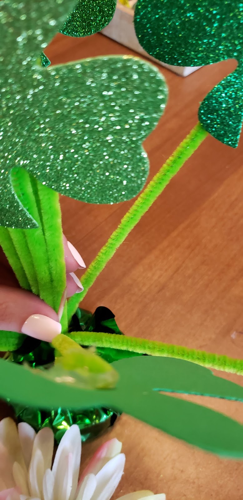 Crafting Household 6: St. Patrick's Day Wreath: Dollar Tree Craft