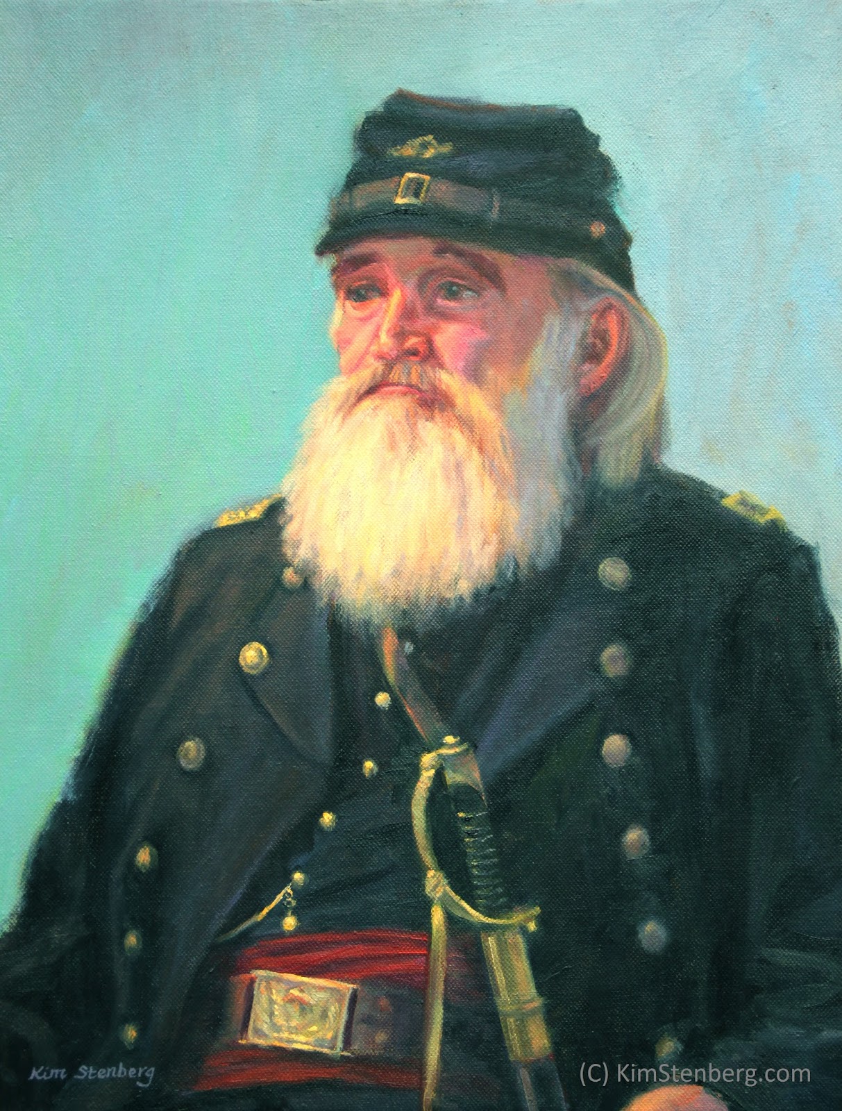 Kim Stenberg's Painting Journal: "Civil War Union Lieutenant Colonel ...