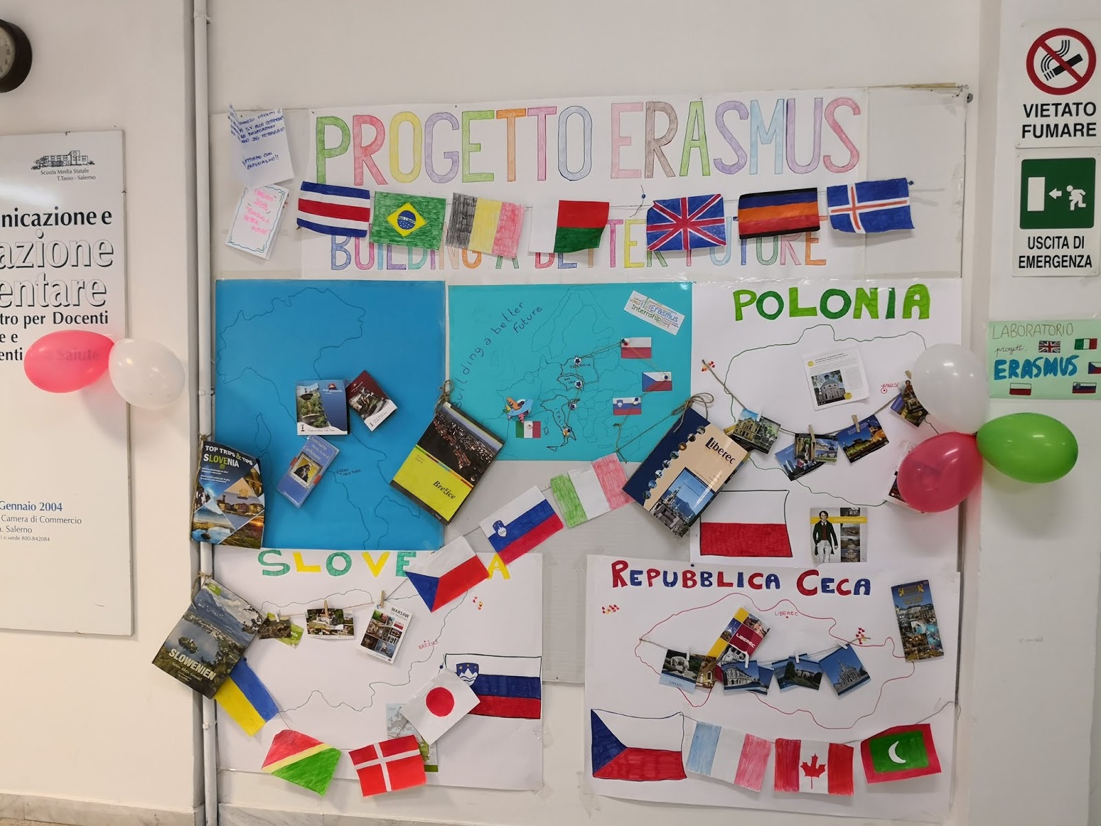 Nasze kontakty międzynarodowe: Projekt Erasmus "Building a better future"