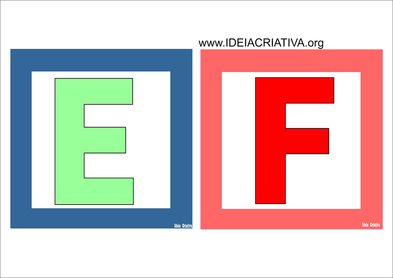 Letras Do Alfabeto Para Imprimir Colorido - RETOEDU
